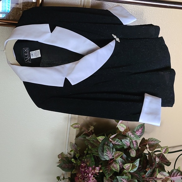 Alex Evenings | Jackets & Coats | Vintage Alex Evenings Blazer Jacket ...